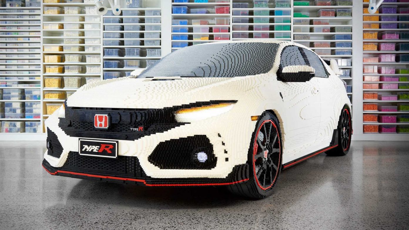 Honda Civic Type R κανονικών διαστάσεων από τουβλάκια LEGO (+video ...