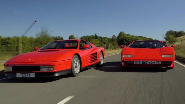 Νοσταλγία: Ταξίδι στα '80s με Ferrari Testarossa και Lamborghini ...