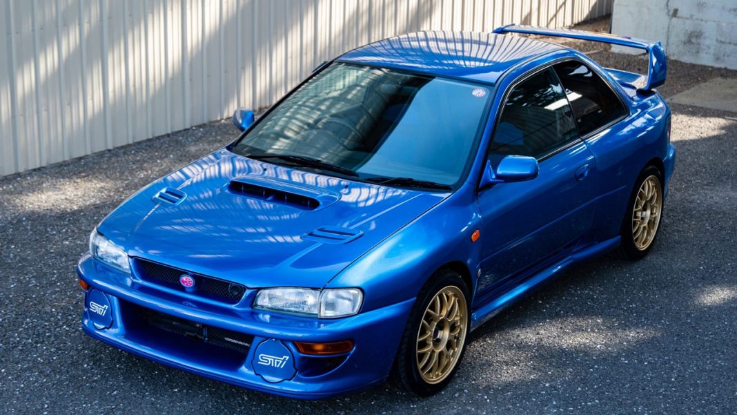 Subaru Impreza 22B STI με εξαψήφια χιλιόμετρα... "κρατά" την τιμή του ...